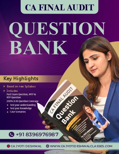 CA FINAL QUESTION BANK (Hard Copy) | CA Jyoti Deshwal Classes